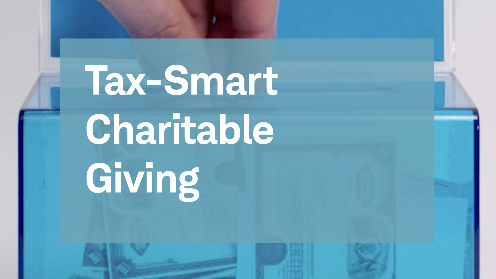 Tax-Smart Charitable Giving | Charles Schwab